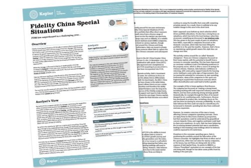 Fidelity China Special Situations PLC | Investment Trust